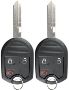 keylessoption keyless entry remote control uncut blank car ignition key fob replacement for cwtwb1u793 (pack of 2)