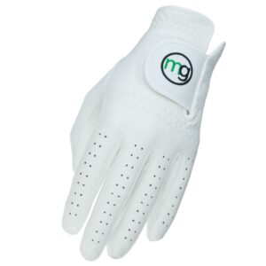 mg golf glove mens left (rh golfer) dynagrip all-cabretta leather (xx-large regular size)