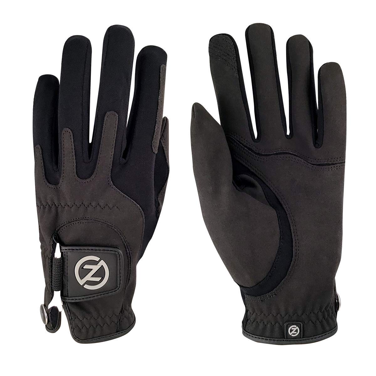 Zero Friction Men's Storm All Weather Golf Gloves, One Size, Black, Pair