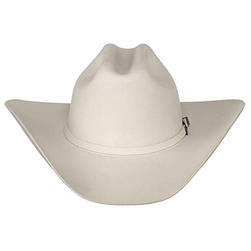 RESISTOL Men's 2X Pageant Wool Felt Cowboy Hat White 7 1/4