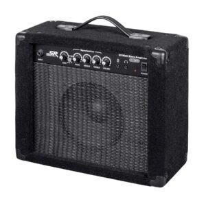 Monoprice 1x8 Bass Combo Amplifier, 20-Watt, 3-Band EQ, Headphone Output