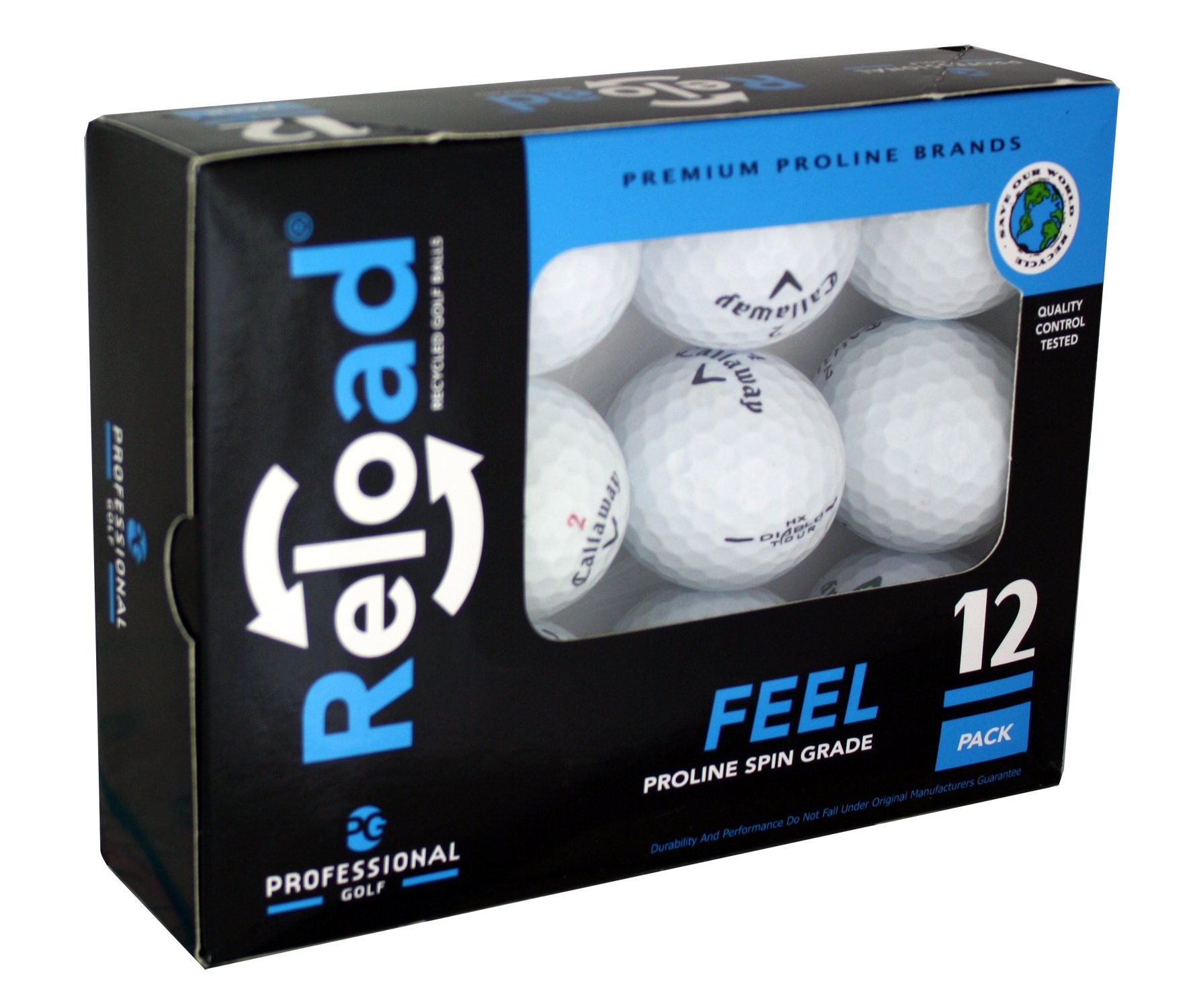 Callaway Reload Recycled Golf Balls (12-Pack) of Callaway Golf Balls, White, One Size