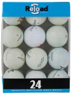 reload recycled golf balls (24-pack) of titleist golf balls