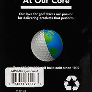 Reload Recycled Golf Balls (24-Pack) of Bridgestone Golf Balls, White