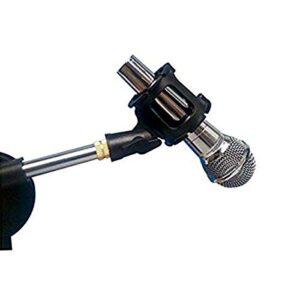 Eggsnow Microphone Shock Mount Clip Universal Mic Holder Stand Anti Vibration for AKG D230 Senheisser ME66 Rode NTG-2 NTG-1 Audio-Technica AT-875R