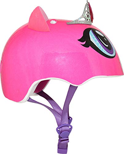 Raskullz 1210010-DKP-5 Girls Kitty Tiara Helmet, Dark Pink, Ages 5+