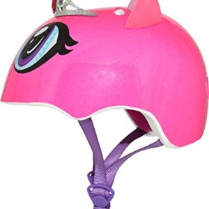 Raskullz 1210010-DKP-5 Girls Kitty Tiara Helmet, Dark Pink, Ages 5+