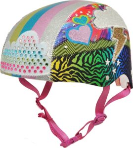 raskullz girls loud cloud sparklez helmet , loud cloud ages 5+ (adjustable)