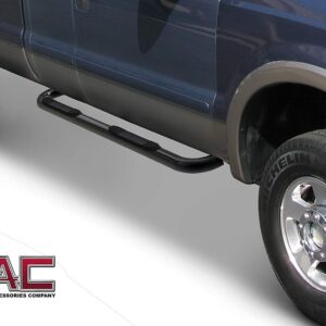 TAC Side Steps fit 2004-2008 Ford F150 Super Cab Pickup Truck 3" Black Side Bars Nerf Bars Step Rails Running Boards Off Road Automotive Exterior Accessories (2 Pieces Running Boards)