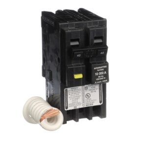 square d by schneider electric square d - hom240gfic homeline 40 amp two-pole gfci circuit breaker,