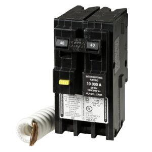 Square D by Schneider Electric Square D - HOM240GFIC Homeline 40 Amp Two-Pole GFCI Circuit Breaker,