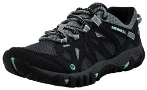 merrell women's all out blaze aero sport hiking water shoe,black/aventurine,6 m us