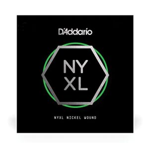 d'addario nyxl nickel wound electric guitar single string, 062