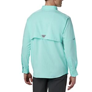 Columbia Men’s PFG Blood and Guts III Long Sleeve Shirt, Stain & Water Resistant , Gulf Stream ,Large