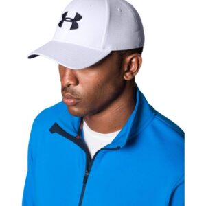 Under Armour Men's Blitzing II Stretch Fit Hat, White /Black, Large/X-Large