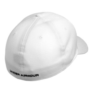 Under Armour Men's Blitzing II Stretch Fit Hat, White /Black, Large/X-Large