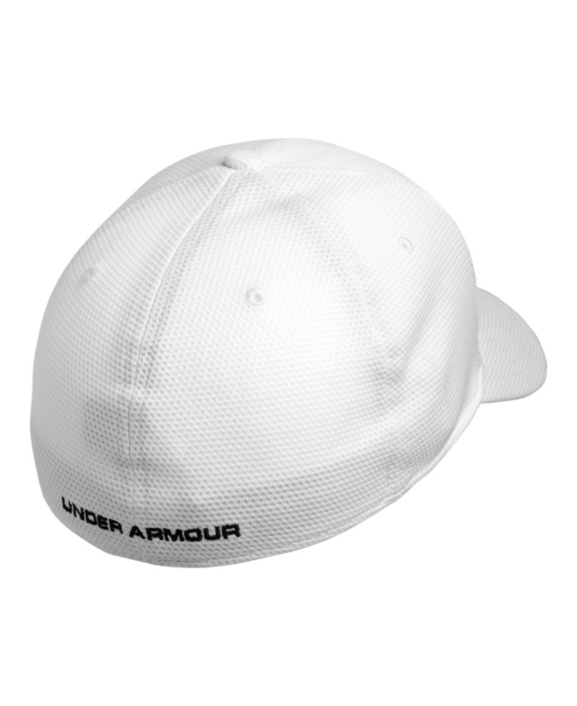 Under Armour Men's Blitzing II Stretch Fit Hat, White /Black, Large/X-Large