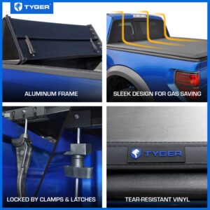 Tyger Auto T3 Soft Tri-Fold Truck Bed Tonneau Cover Compatible with 2009-2014 Ford F-150 | Styleside 6.5' Bed (78") | TG-BC3F1020