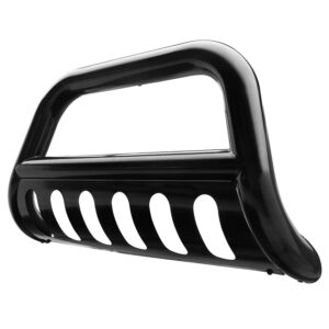 tac bull bar fit 1998-2012 ford ranger/ranger edge (excluded stx model) pickup truck 2.5” black front bumper grille guard brush guard