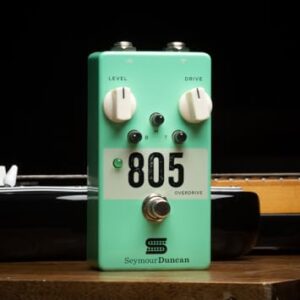 Seymour Duncan 805 Overdrive Guitar Pedal - Versatile with 3-Band Active EQ for Electric Guitars, Perfect for Blues, Country, and Rock