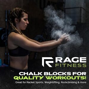 Rage Fitness - Premium Powder Chalk, Magnesium Carbonate, Gymnastics, Weightlifting, Rock Climbing Powder Chalk