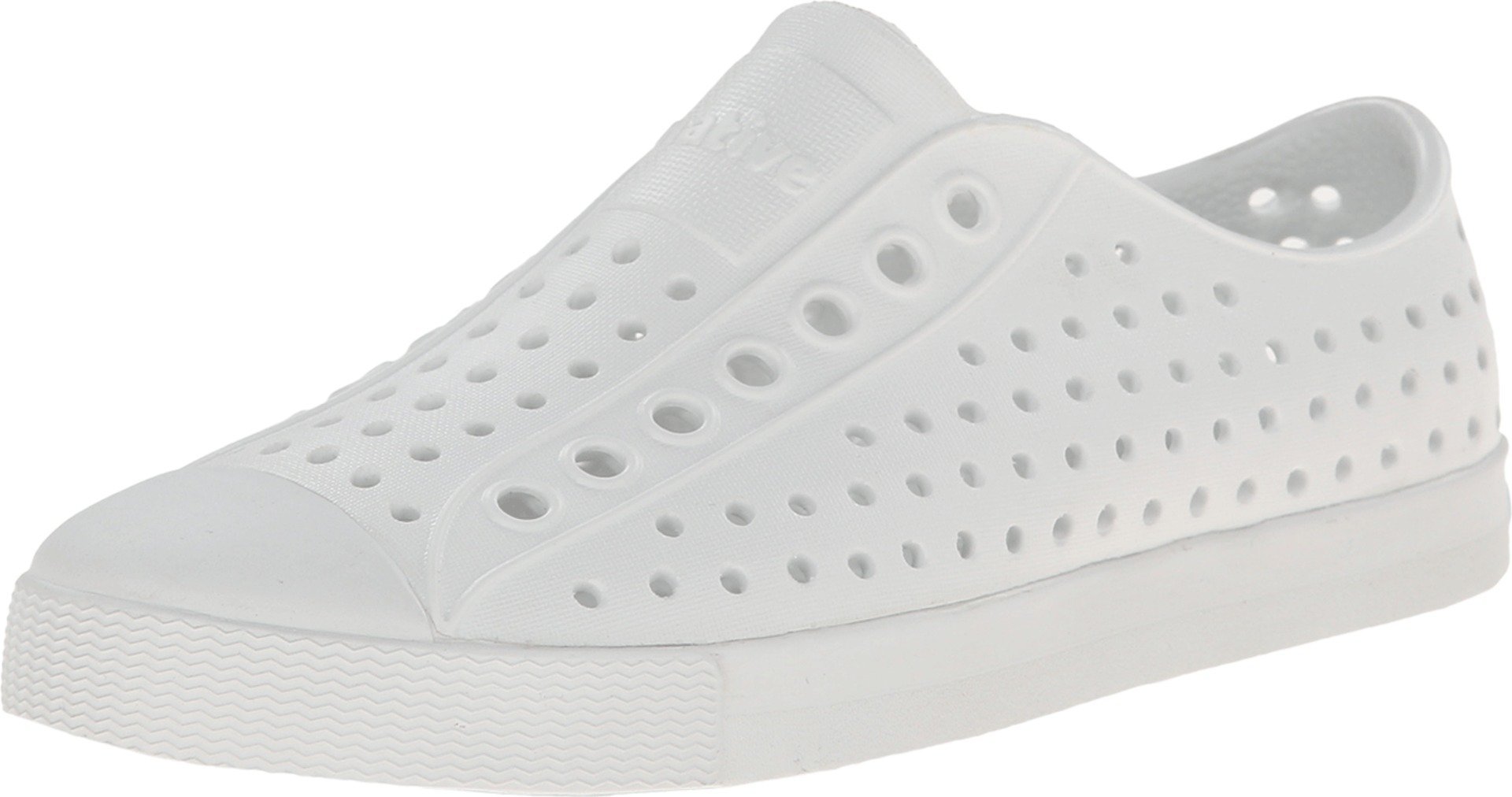 Native Shoes, Jefferson, Adult Shoe, Shell White/Shell White, 8 M US Women/6 M US Men