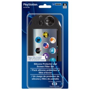 hori silicone protector and screen filter set for playstation vita 2000