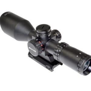 Eastvale 2.5-10X40 Compact Rifle Scope with Illuminated Red, Green, Blue Mil-Dot Reticle Including Quick Detach Picatinny Mount