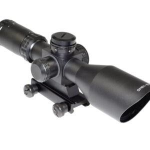 Eastvale 2.5-10X40 Compact Rifle Scope with Illuminated Red, Green, Blue Mil-Dot Reticle Including Quick Detach Picatinny Mount