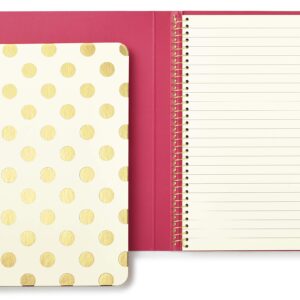 kate spade new york Spiral Notebook - Gold Dots