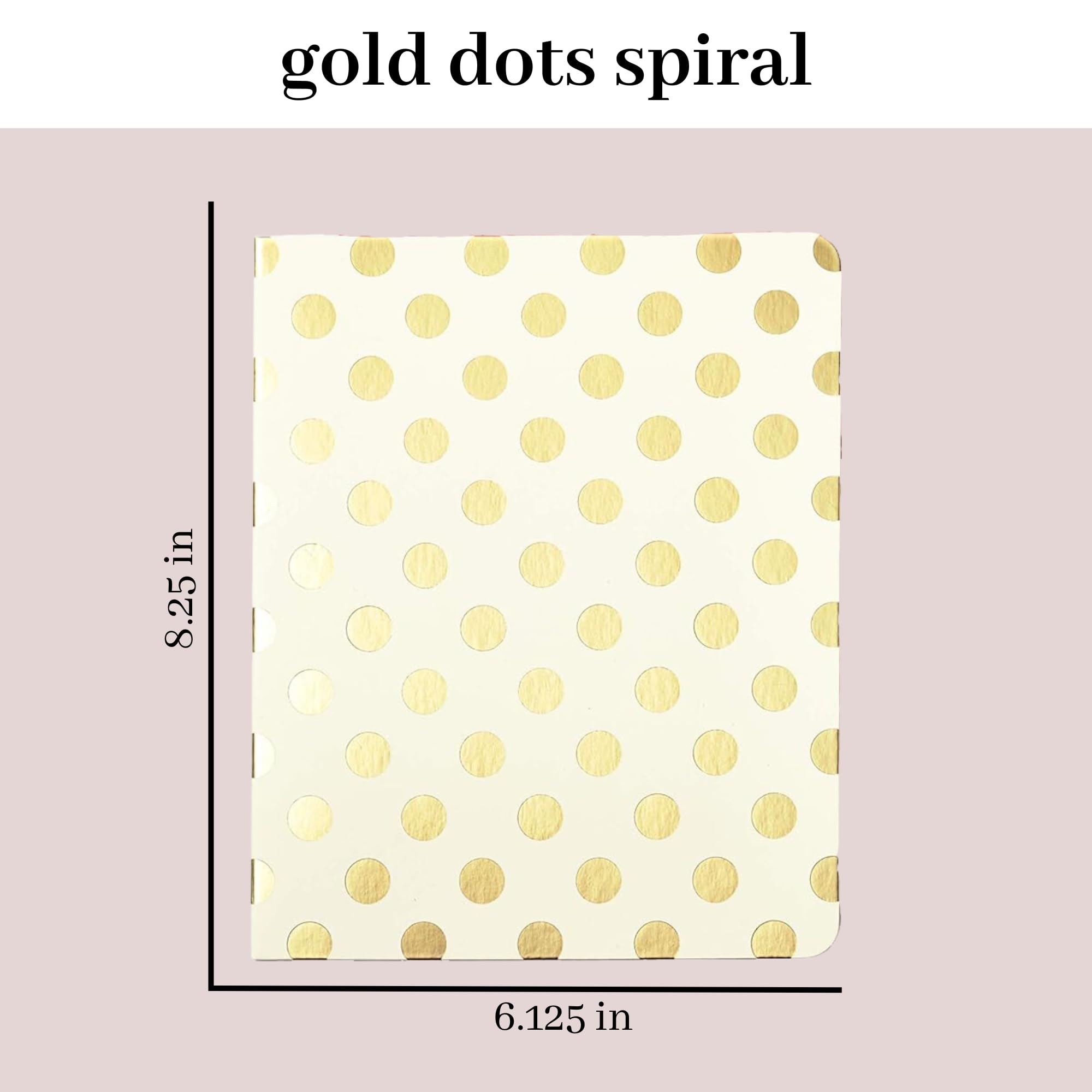 kate spade new york Spiral Notebook - Gold Dots