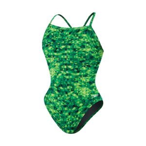 speedo nano fracture powerplus flyback - adult,kelly green (003),26