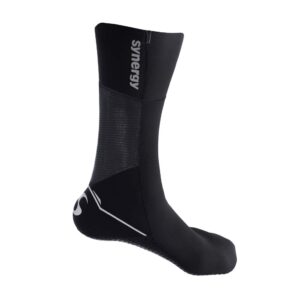 synergy swim socks neoprene swim booties (black, small)