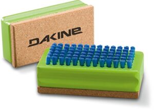 dakine nylon/cork brush - green, one size