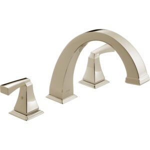 delta faucet t2751-pn dryden roman tub trim, polished nickel, 7.81 x 13.94 x 9.06 inches