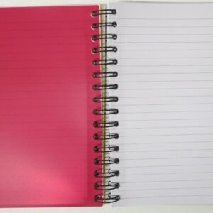 Silvine A5 project book 200 pages with 3 part dividers lined spiral book