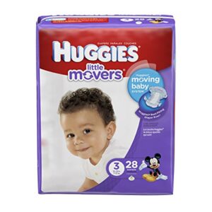 huggies little movers diapers - size 3-28 ct