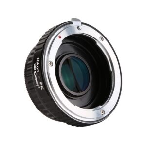 k&f concept lens mount adapter compatible with nikon lens to pentax k pk mount adapter with glass for pentax