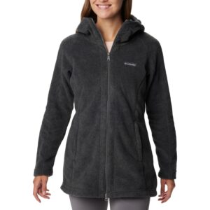 Columbia Women's Benton Springs II Long Hoodie, Charcoal Heather, Medium