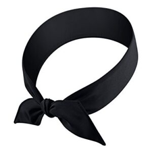 NIKE TENNIS HEADBAND (BLACK/BLACK/WHITE, One Size)