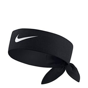 NIKE TENNIS HEADBAND (BLACK/BLACK/WHITE, One Size)