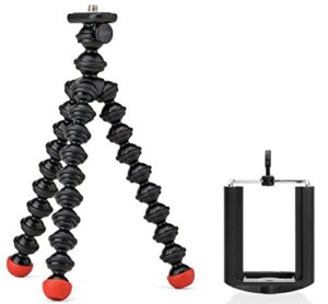 joby magnetic tripod with universal smartphone tripod mount adapter for point and shoot, compact system cameras, action cameras and smartphones