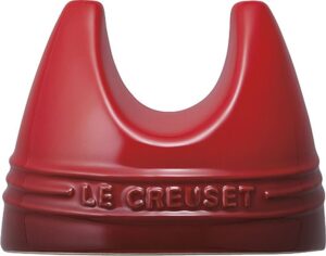 le creuset pot lid holder cherry red - jp hat box