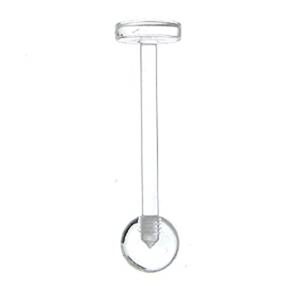 bodyjewelryonline clear ball tongue ring