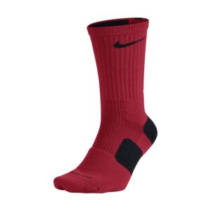 nike men`s dri-fit elite basketball crew socks