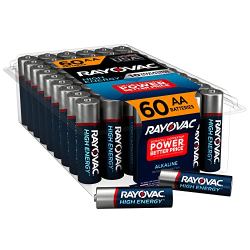 Rayovac AA Batteries, Double A Battery Alkaline, 60 Count