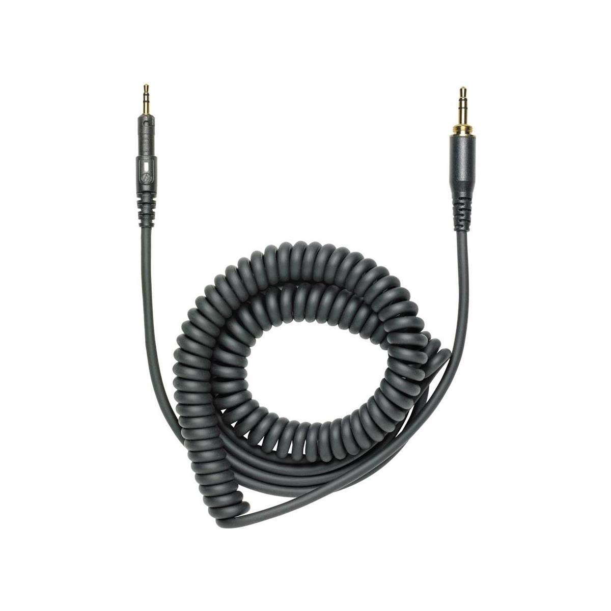 Audio-Technica HP-CC Replacement Coiled Cable for M Series Headphones,Black