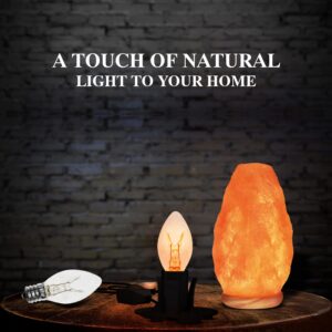 Himalayan Glow ‎Incandescent Light 40-Watt Himalayan Salt lamp Bulb, 6 Count