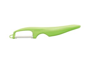 kyocera advanced ceramic vertical double edge blade peeler, green