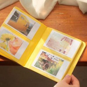 Candy Fuji Instax Mini Book Album for Fujifilm Instax Mini 7S 8 25 50S Films - Yellow